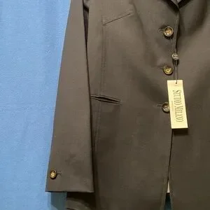 Studio Milano | Jackets & Coats | New Studio Milano Black Classic Three ...